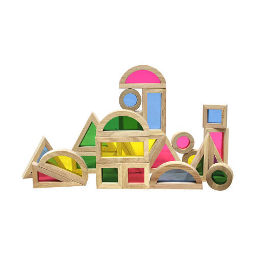 See Through Rainbow Blocks - 24pc – Bambam Kids Toys